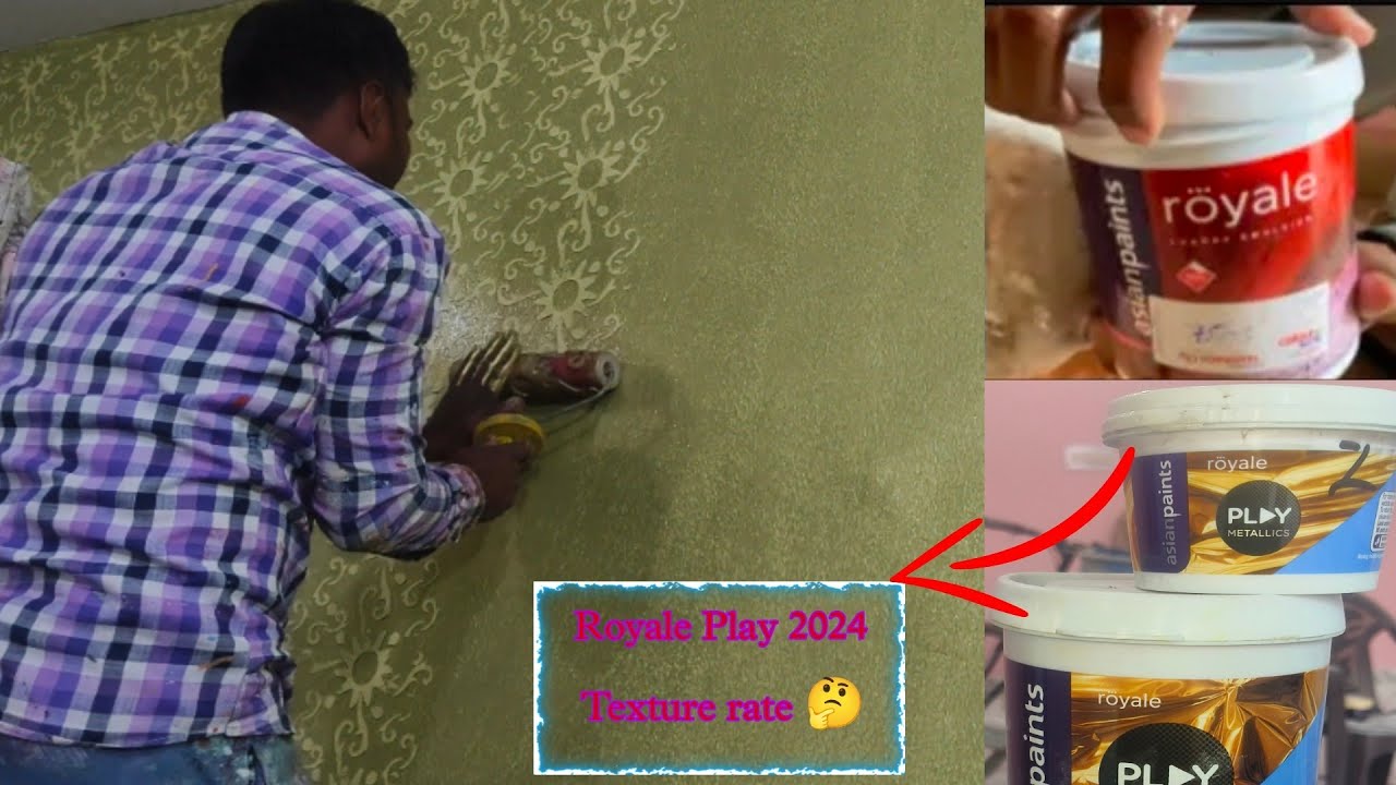 Asian paint Royal Play new texture ruler design | royale play design ...