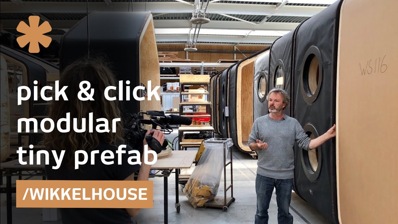 The Wikkelhouse is a Modular Prefabricated House Partly Made from Cardboard
