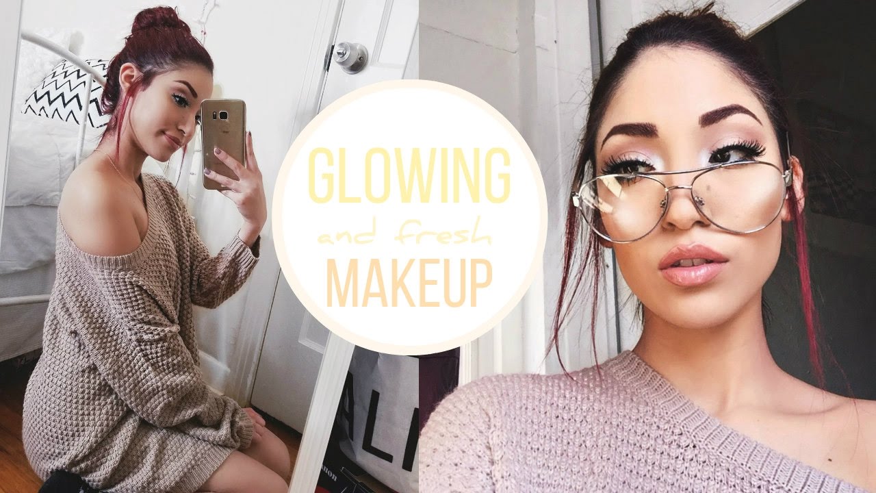 GLOWING MAKEUP TUTORIAL - YouTube