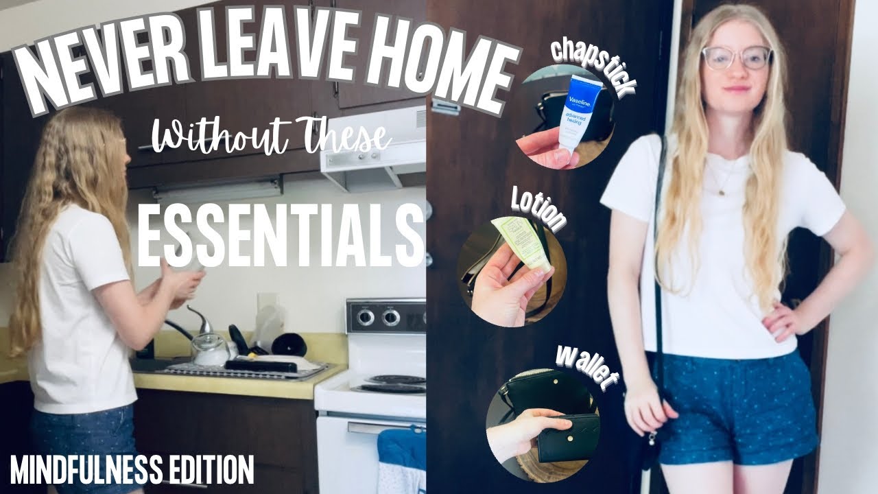 THINGS I NEVER LEAVE HOME WITHOUT I Minimalism & Simple Living - YouTube