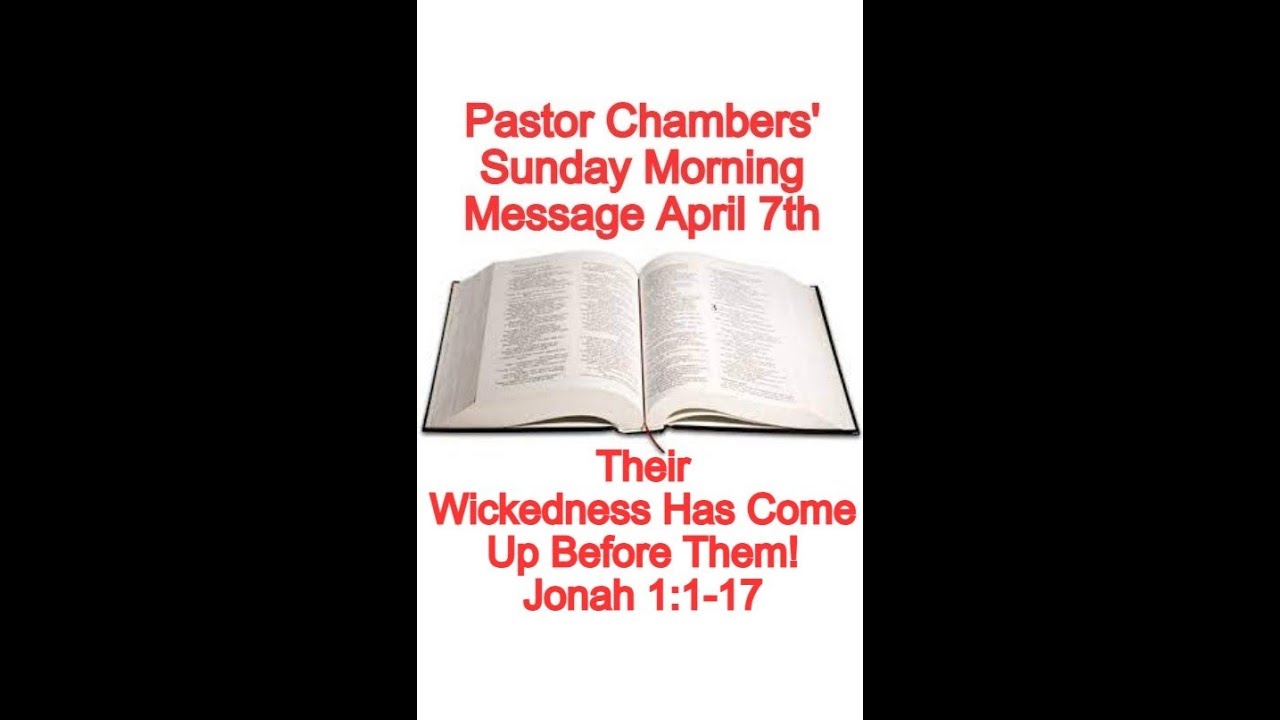 Pastor Chambers' Sunday Morning Message April 7th - YouTube