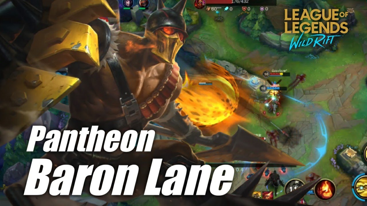 Best champion Pantheon Baron Lane vs Dr Mundo Baron Lane | Top Laner ...
