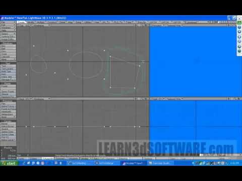 Lightwave Tutorial -Sub-D Modeling Basics Part 1 - YouTube