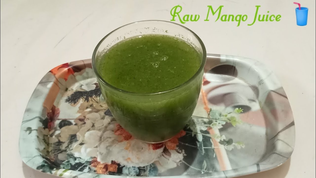Cold raw mango juice on a hot day#recipe#raw mango juice 👌 - YouTube