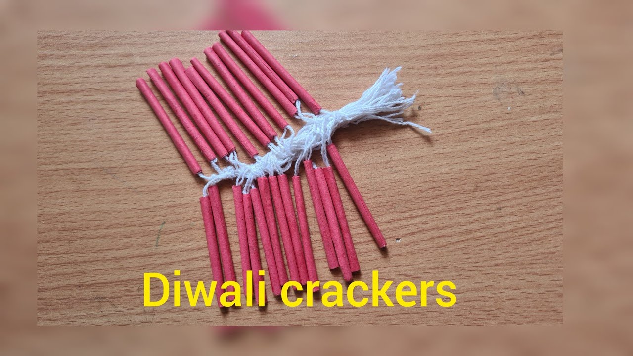 Saravedi pattasu making with paper|diwali crackers making with paper ...