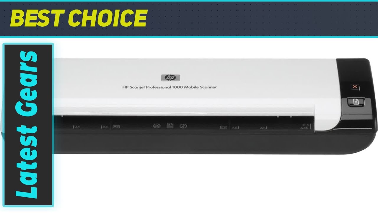 HP Scanjet Professional 1000 Mobile Scanner - Scan Anywhere, Anytime ...