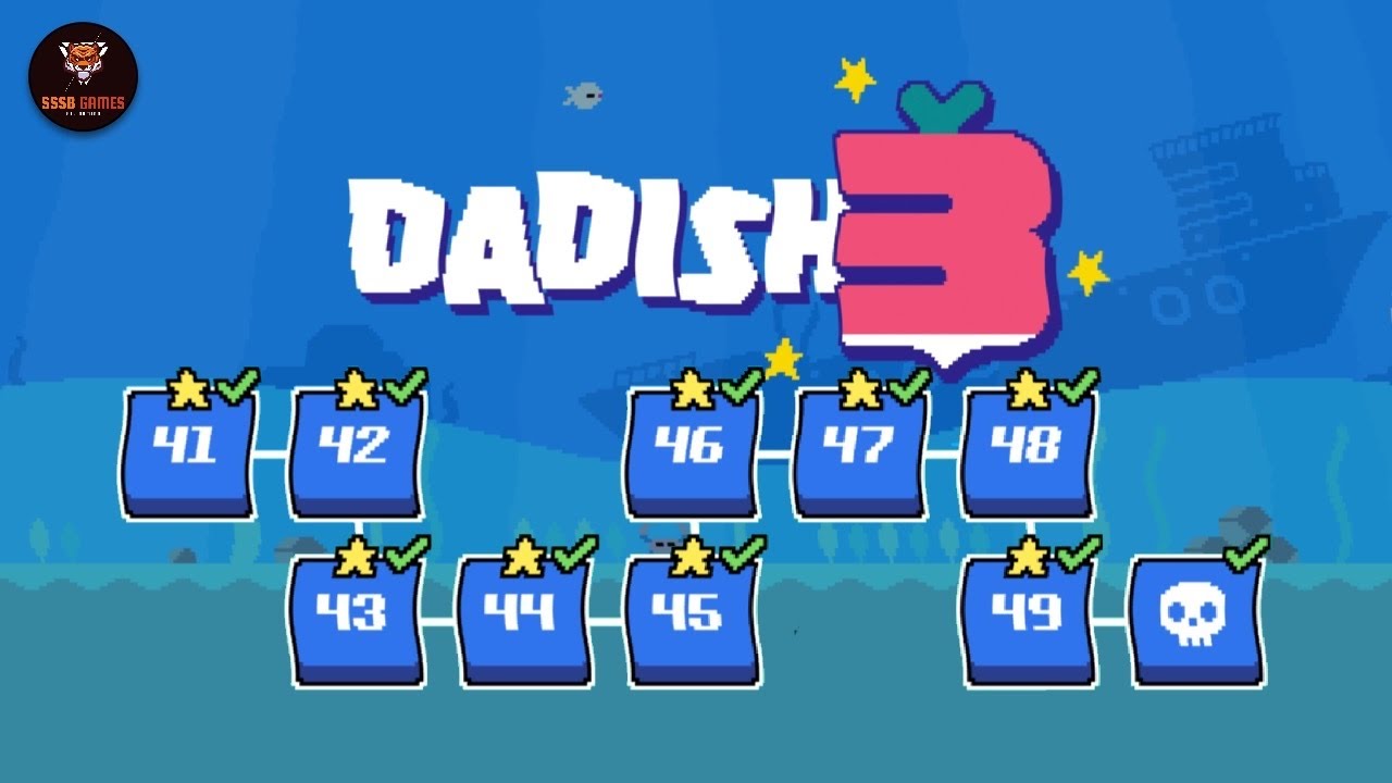 Dadish 3: World 5 All Levels + All Stars Walkthrough ENDING - YouTube