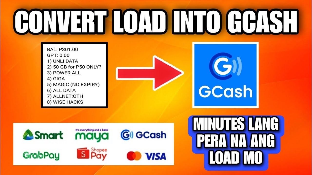 HOW TO CONVERT LOAD TO GCASH | GANITO LANG KADALI GAWIN | PAANO BA ...
