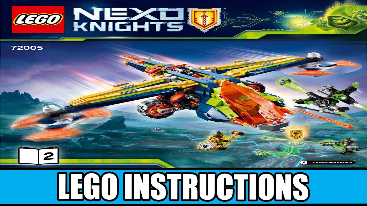 LEGO Instructions - Nexo Knights - 72005 - Aaron's X-bow - Season 5 ...