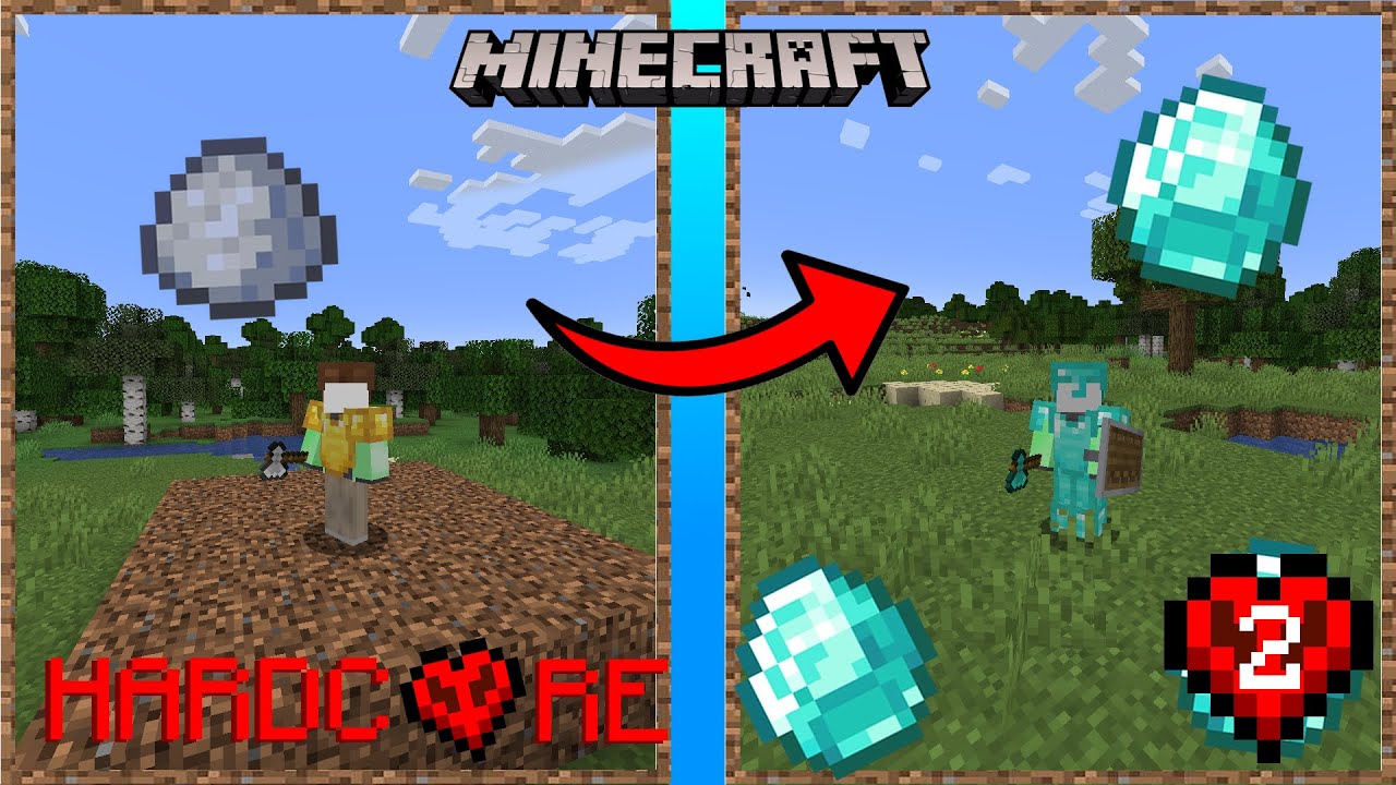 CLAY 2 DIAMONDS!! | Minecraft Hardcore 1.20 #2 - YouTube