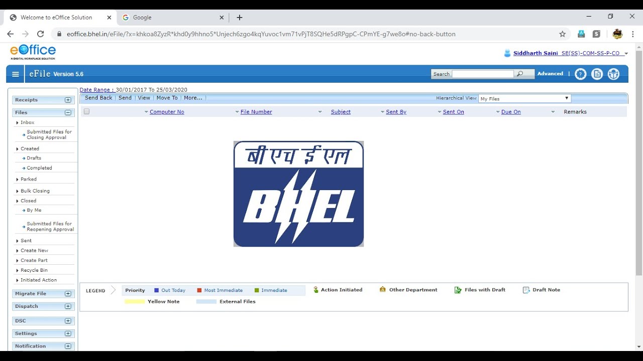 e-office introduction - BHEL - YouTube