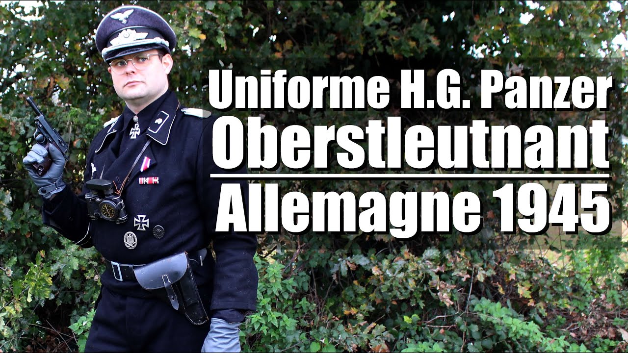 🧥 Uniforme Panzeroffizier H.G. - Allemagne 1945 - Présentation d ...