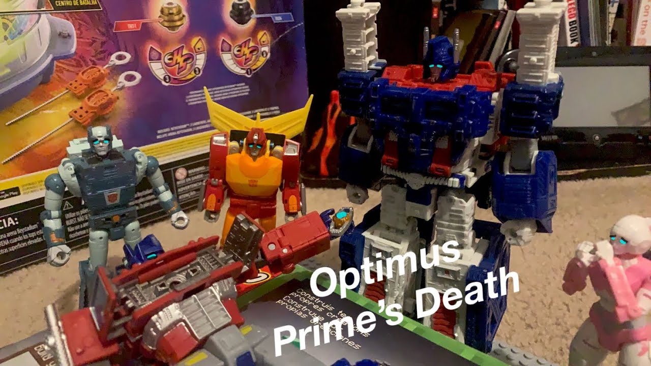 The Transformers The Movie 1986: Optimus Prime’s Death | Stop Motion ...