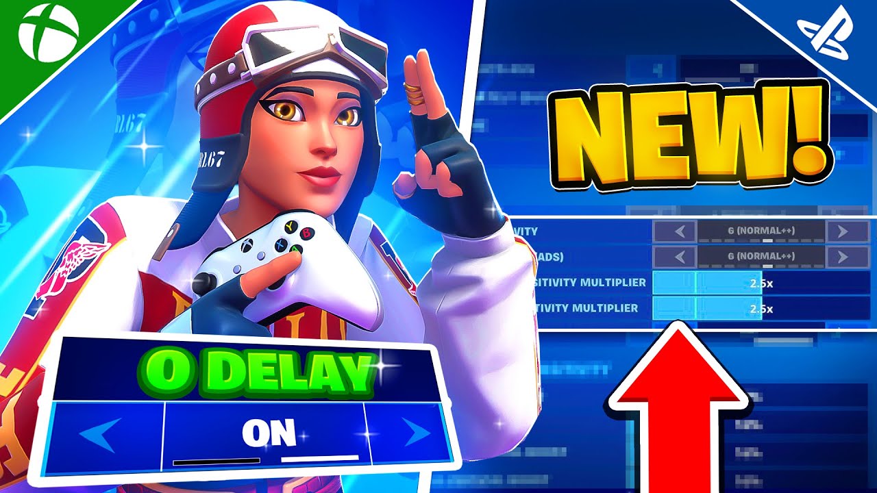 NEW 0 DELAY Controller SETTINGS + Sensitivity in Fortnite Chapter 5 ...