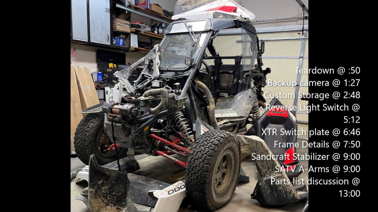 DIY RZR RS1 Stretch PART 1. SATV Portals, Sandcraft stabilizer, reverse ...