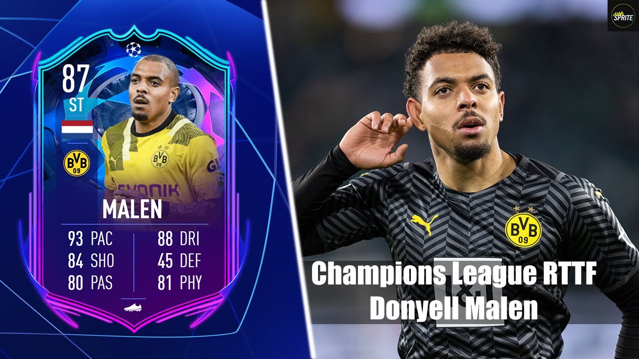 POWERFUL STRIKER!?! FIFA 23 UCL RTTF DONYELL MALEN PLAYER REVIEW | FIFA ...
