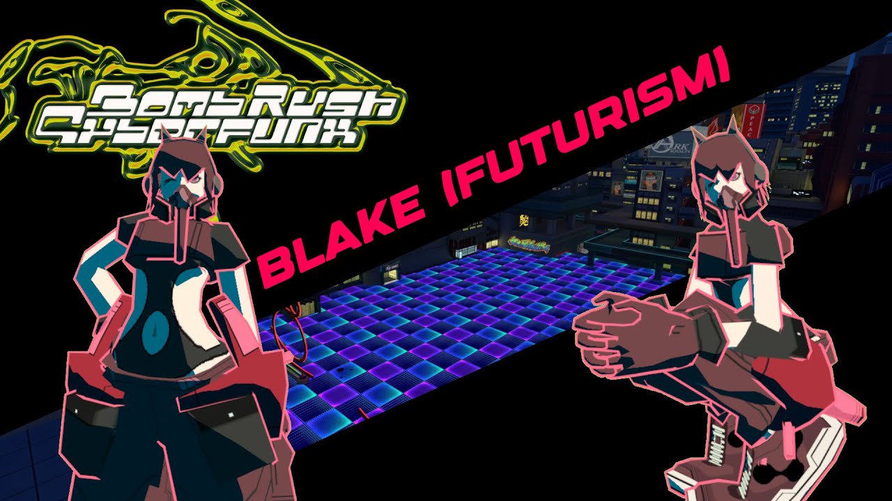 Bomb Rush Cyberfunk Character mod trailer - Blake (Futurism) - YouTube