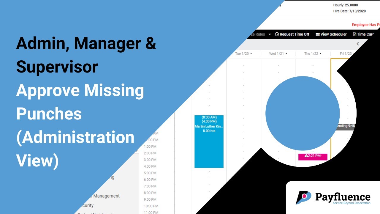 Admin, Manager & Supervisor | Approve Missing Punches (Classic) - YouTube