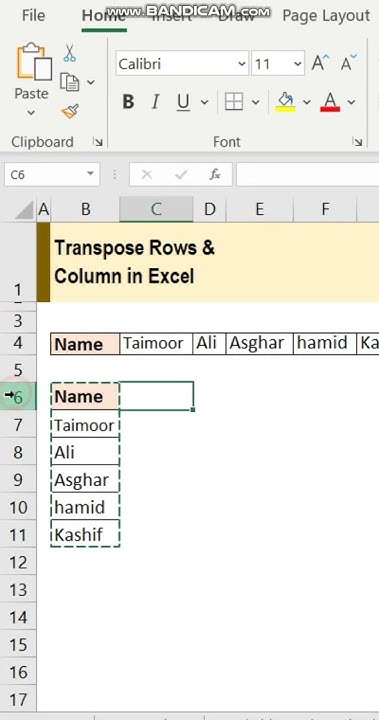 Quickly Transpose Data in Excel #shorts #excelshorts #exceltricks #exceltips #thstudies - YouTube