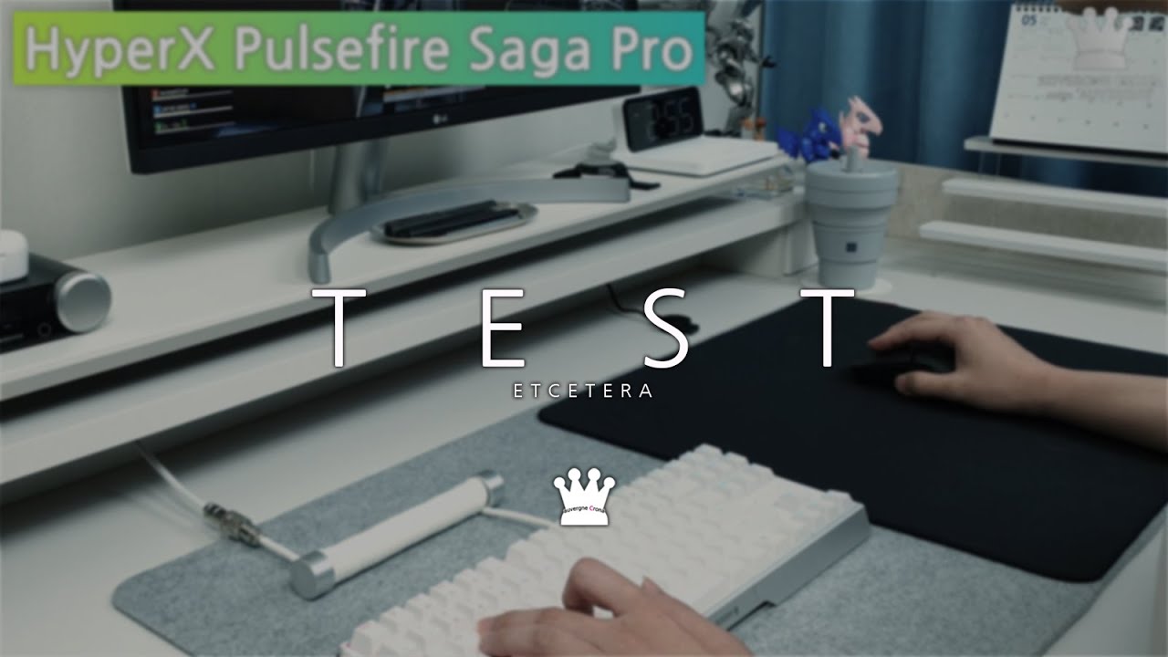 HyperX Pulsefire Saga Pro 4K 무선 게이밍 마우스, 게임 플레이 - YouTube