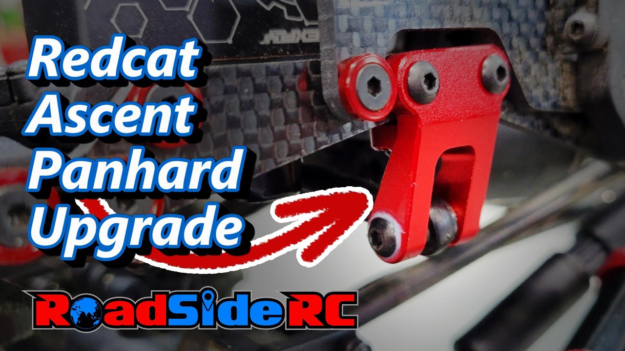 Quick Upgrade! Redcat Ascent Aluminum Panhard Mount Installed - YouTube