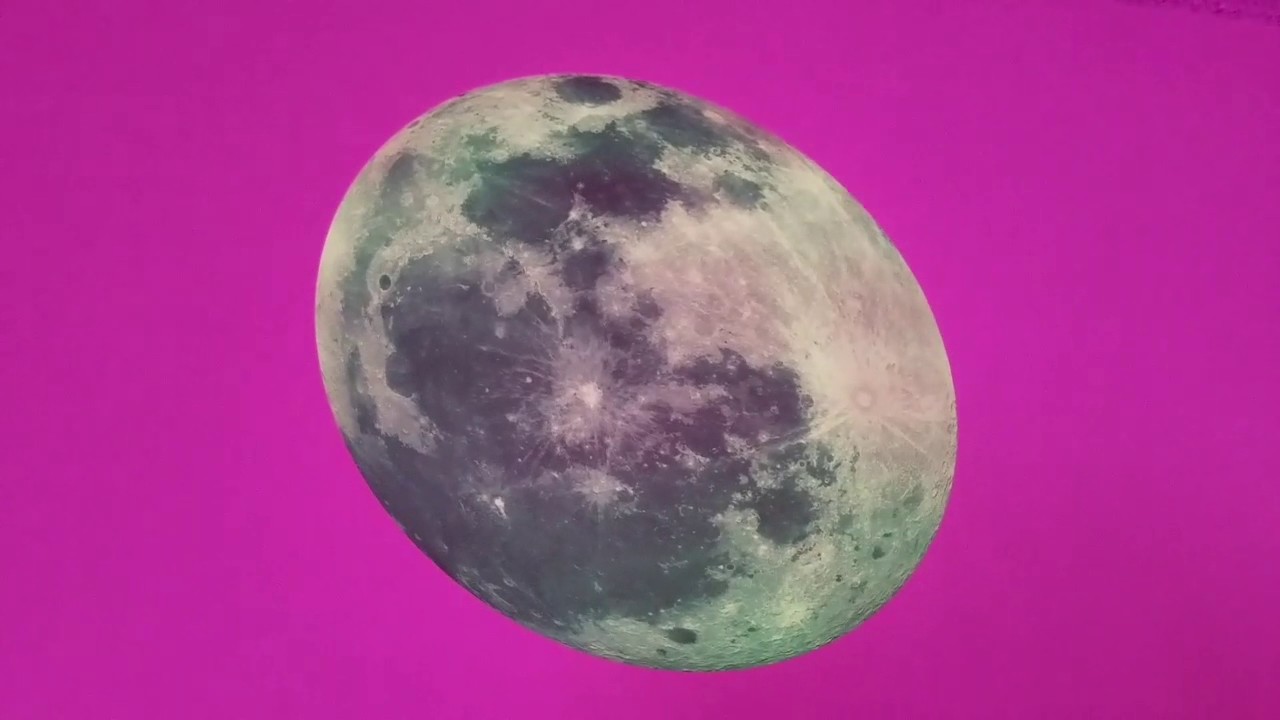 Glow in the Dark Full Moon Light Luminous Wall Art from Judek - YouTube