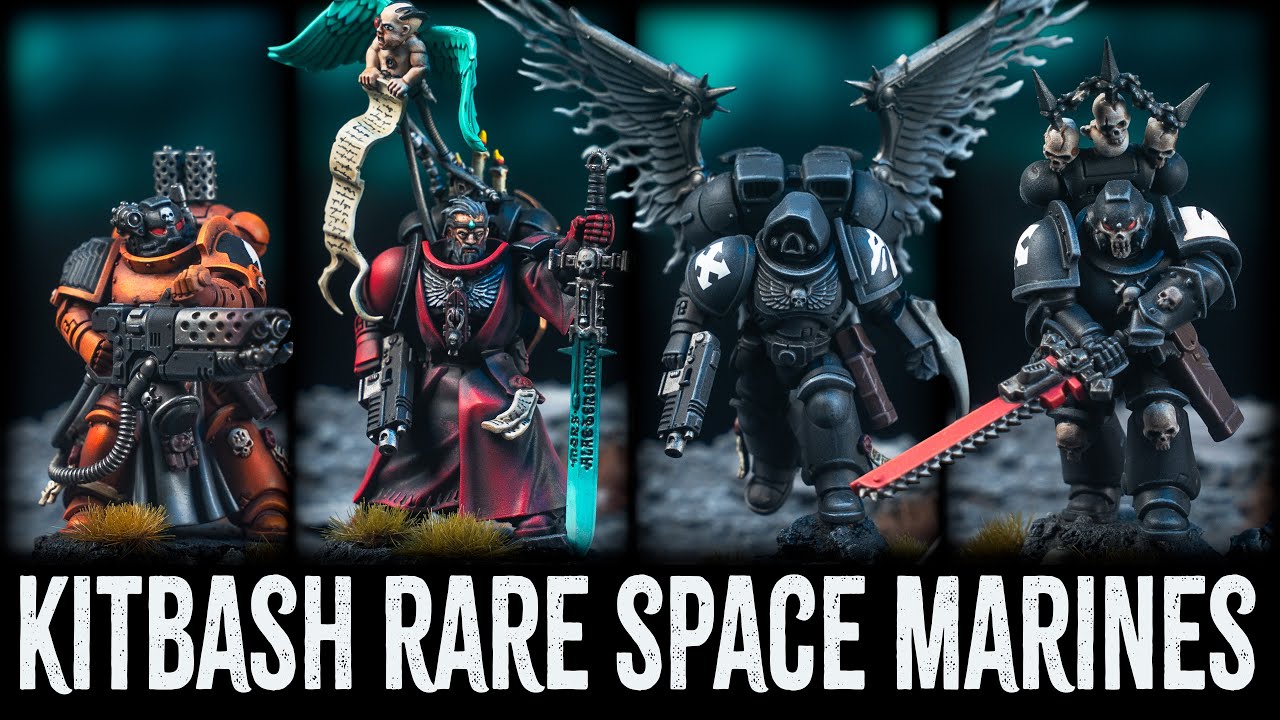 How to Kitbash 4 RARE Space Marine Chapters - YouTube