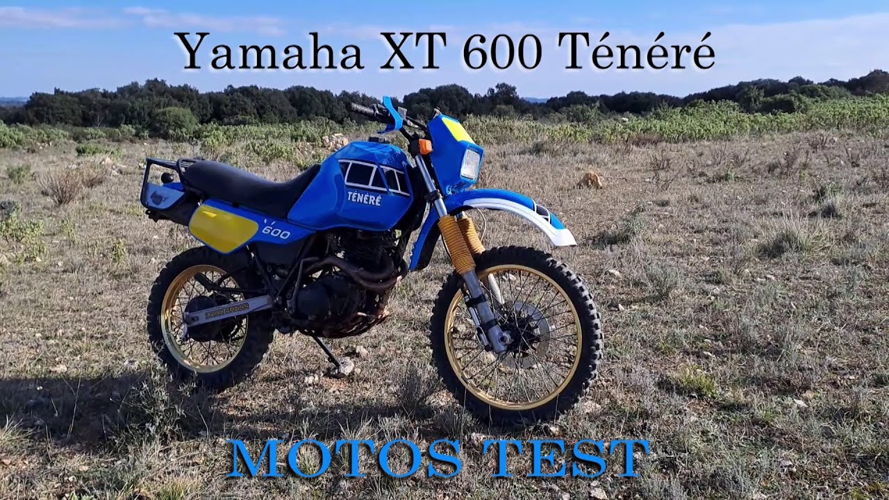 Test Yamaha XT 600 ténéré 34L - YouTube