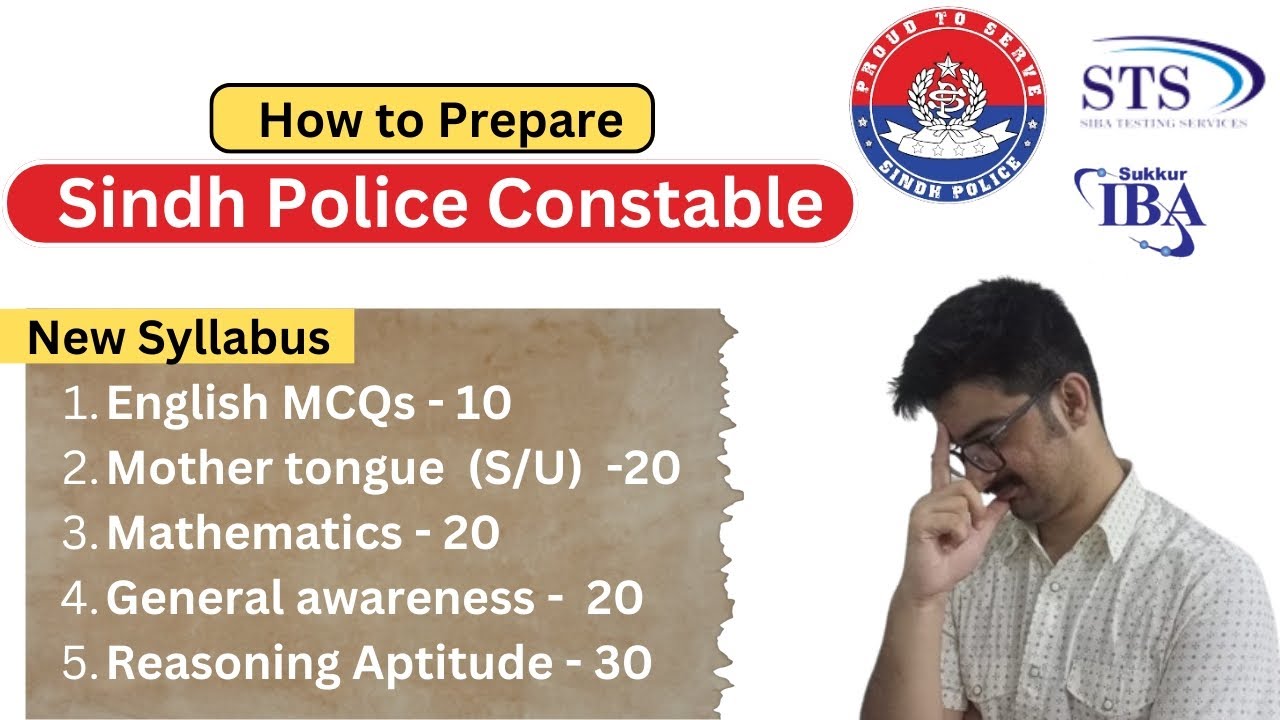 How to prepare Sindh Police constable 2024 | IBA STS Pattern | New ...