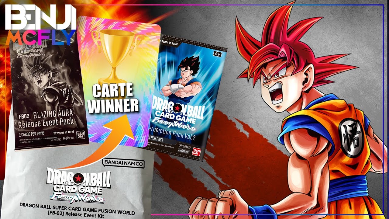 🏆VOICI LA CARTE WINNER !🏆 DRAGON BALL CARD GAME FUSION WORLD: Release ...
