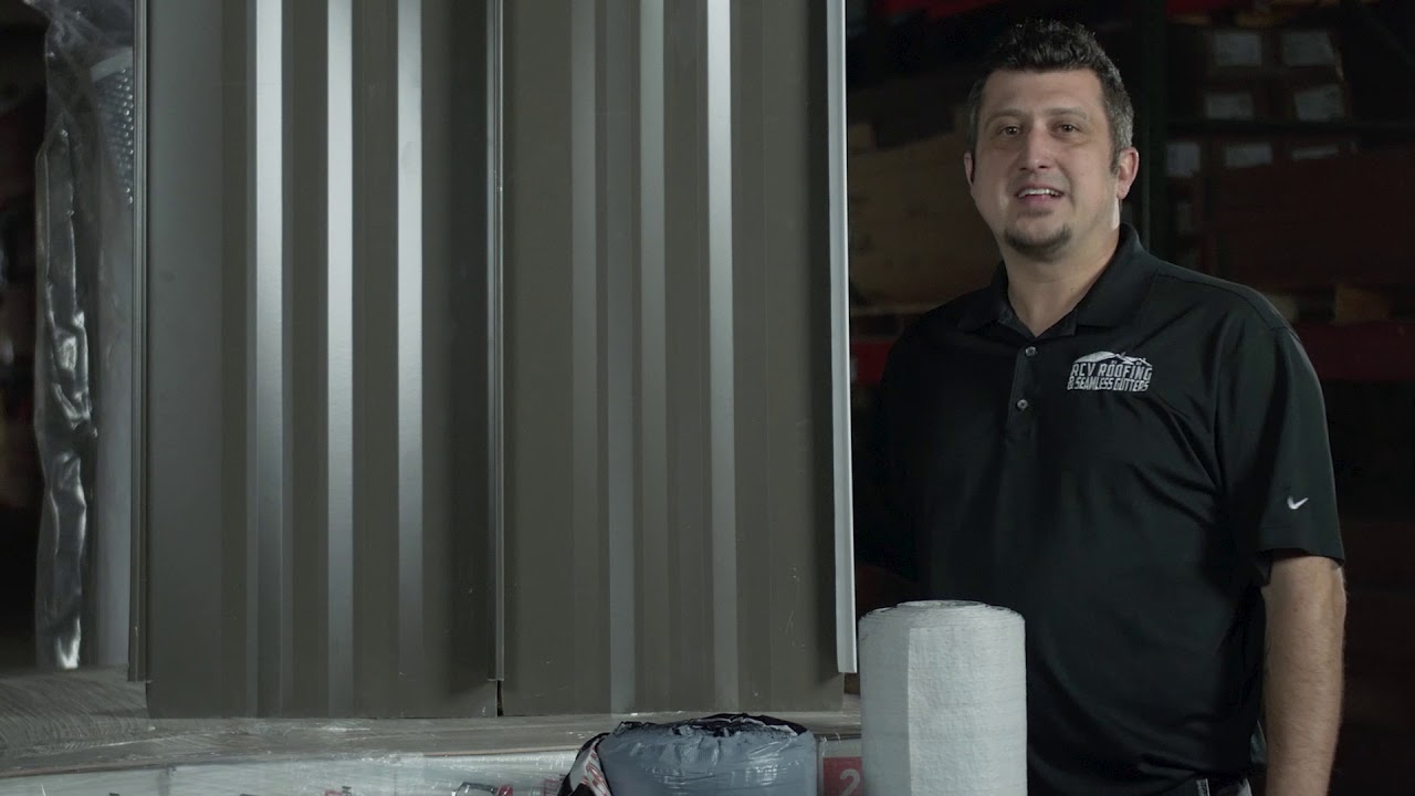 Standing Seam Metal Panels - RCV Roofing, Siding & Gutters - YouTube