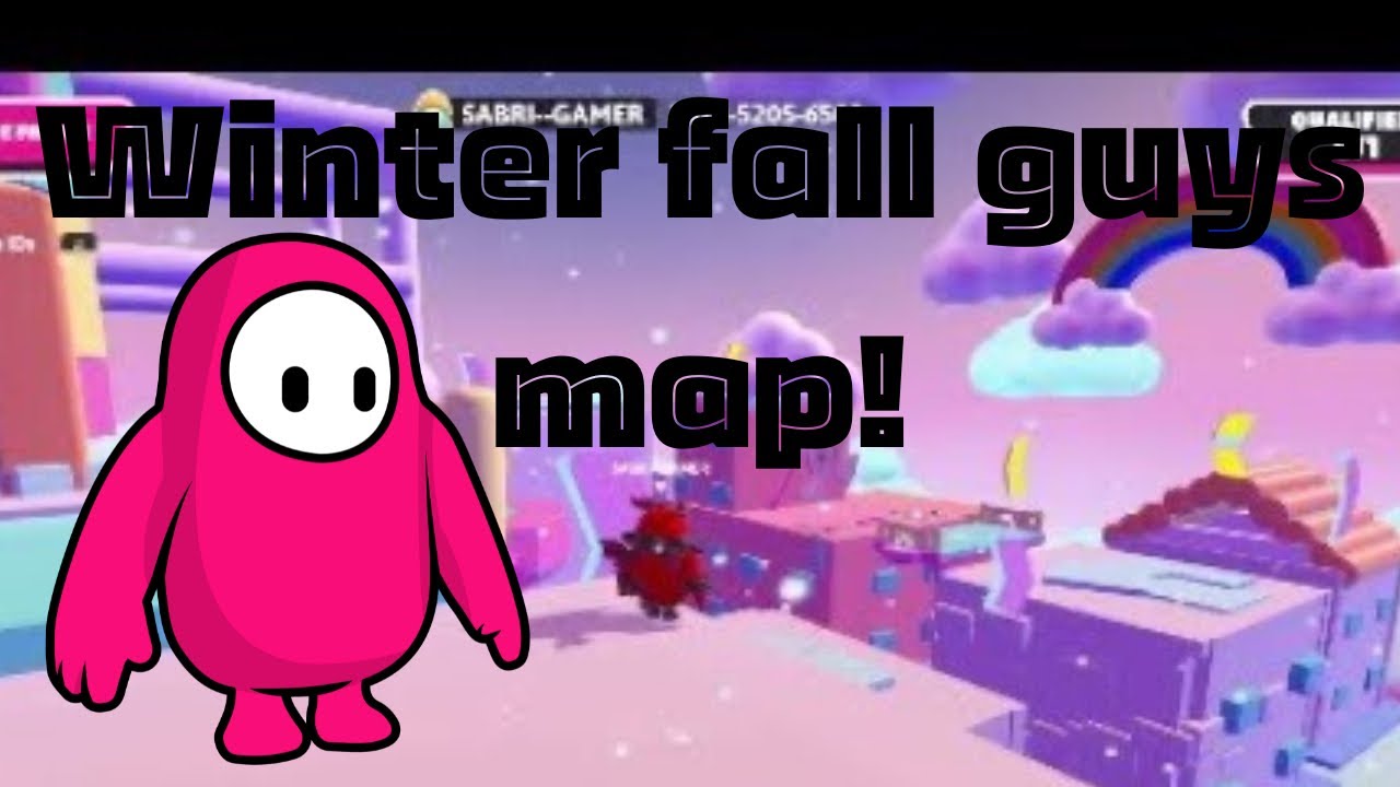 My fall guys winter map! Rooftop Parkour! (Code in video) - YouTube