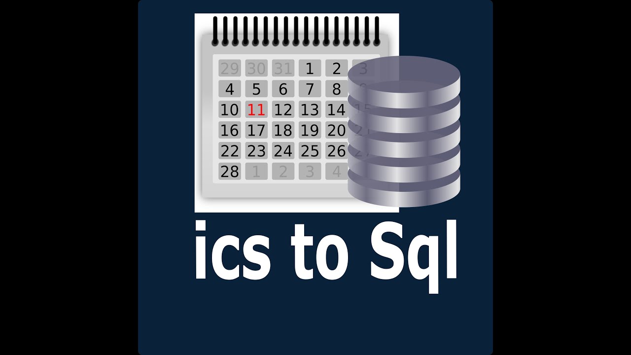 ics To Sql - YouTube