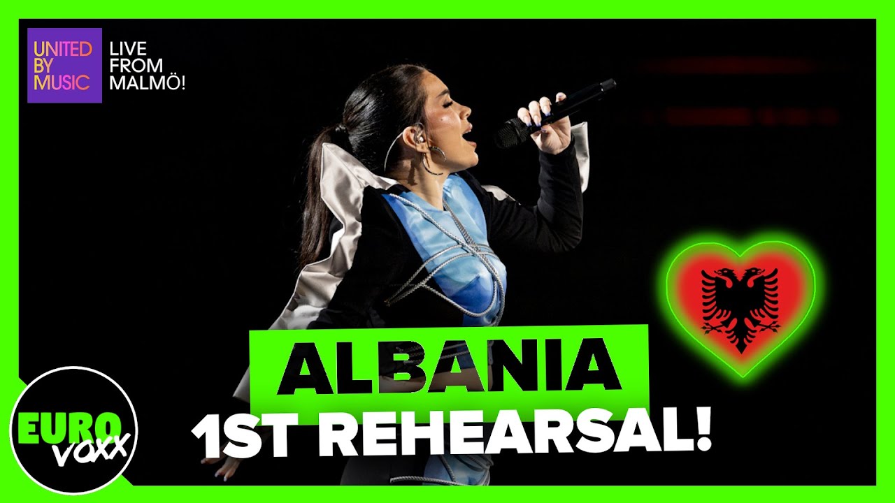🇦🇱 ALBANIA EUROVISION 2024: 1ST REHEARSAL (REACTION) // BESA - 'TiTAN ...