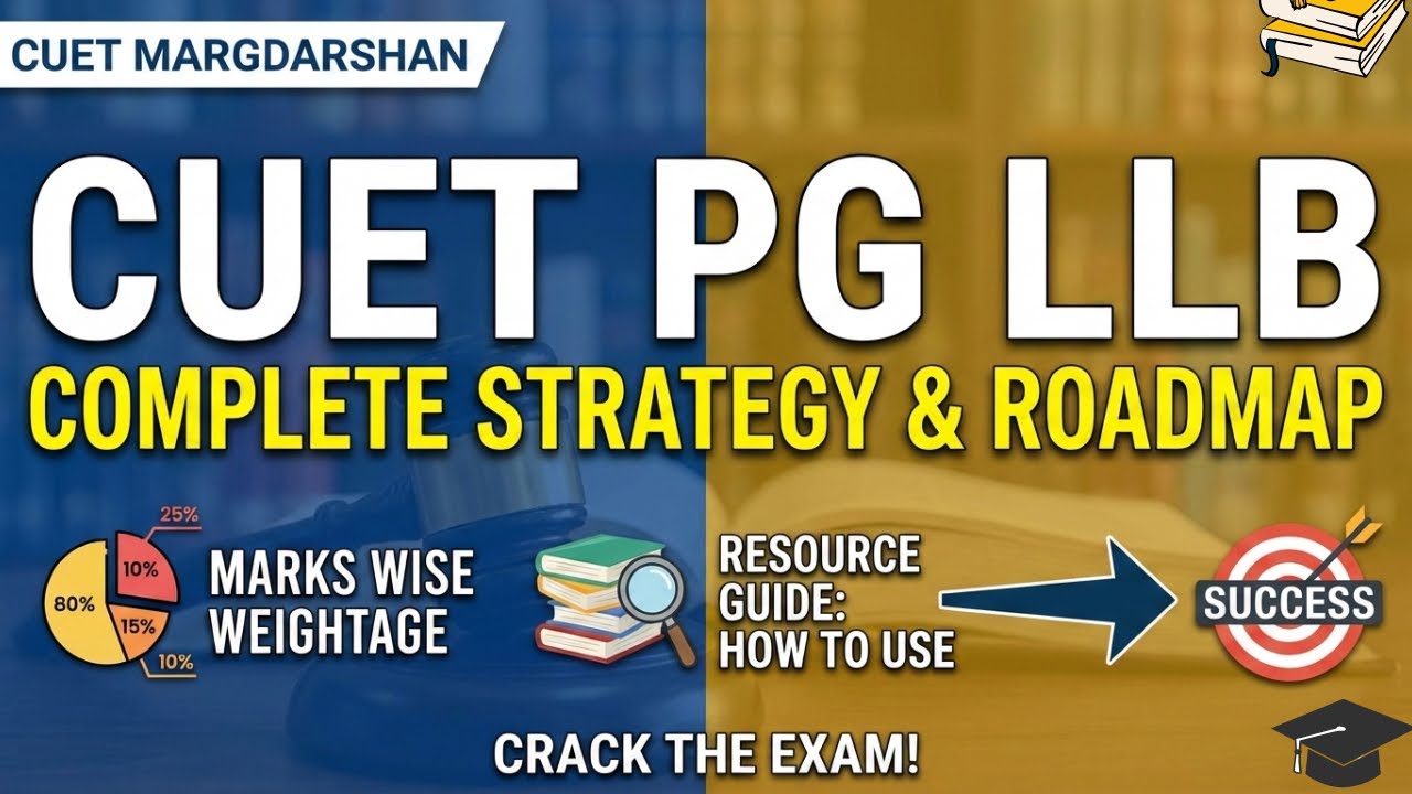 CUET PG LLB RESOURCES STEP BY STEP GUIDE - YouTube
