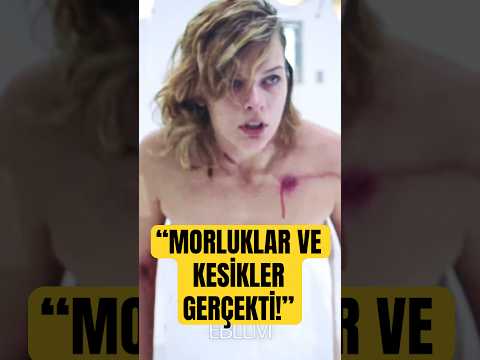 Milla Jovovich’teki morluklar ve kesikler gerçekti | Ölümcül Deney #residentevil #shorts
