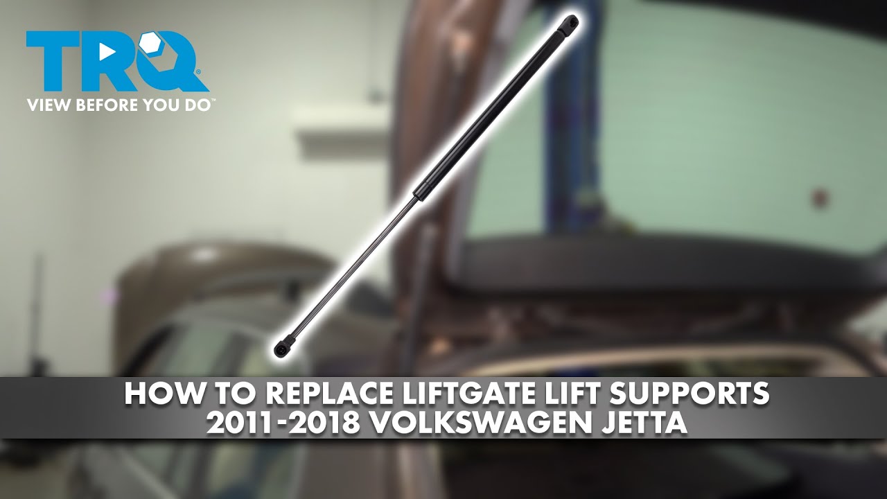 How to Replace Liftgate Lift Supports 2011-2018 Volkswagen Jetta - YouTube