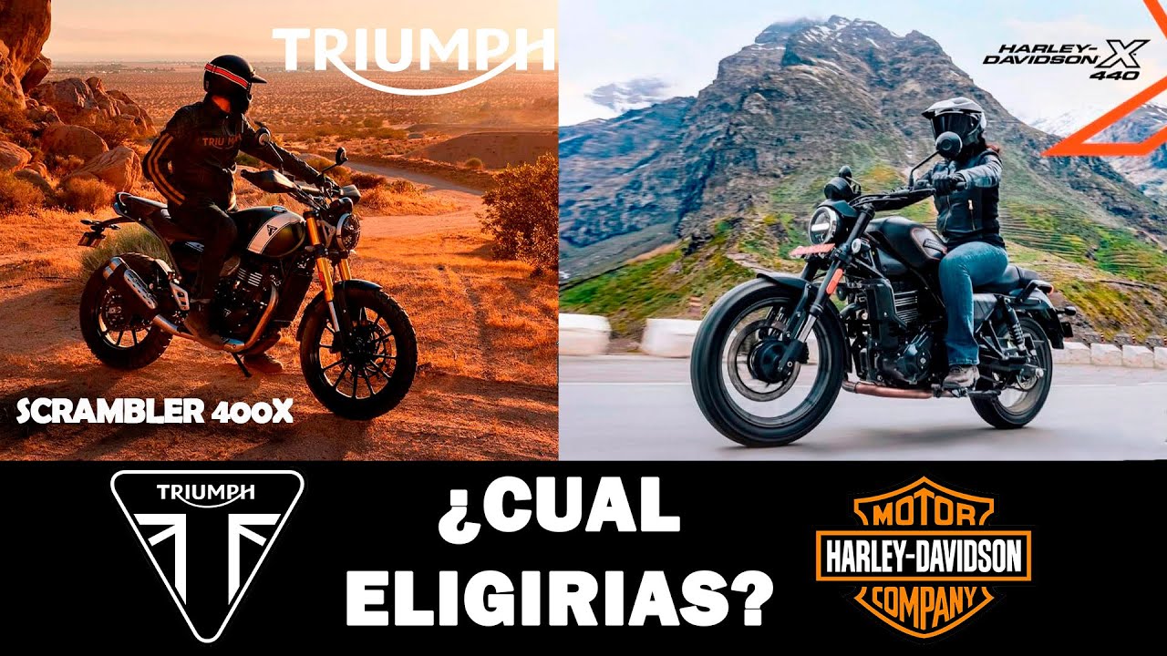 HARLEY DAVIDSON 440x VS TRIUMPH 400x / ¿CUAL ELEGIRIAS? - YouTube