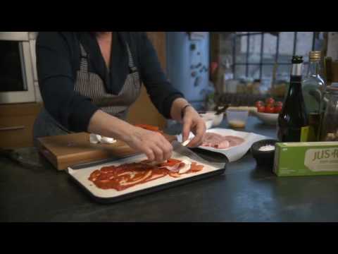Cheese, Ham and Tomato Puff Tart Using Jus Rol Ready Rolled Puff Pastry ...