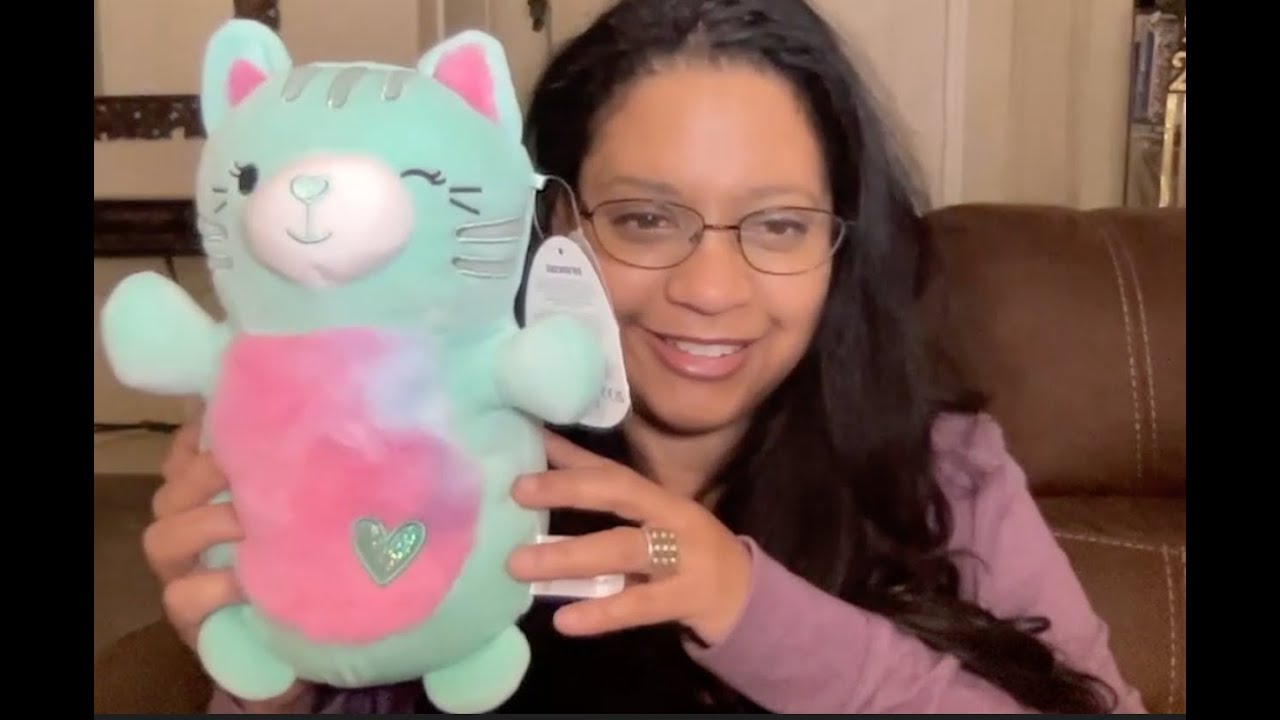 Corinna the Cat HugMees Squishmallow Review: 10" Blue Plush Delight ...