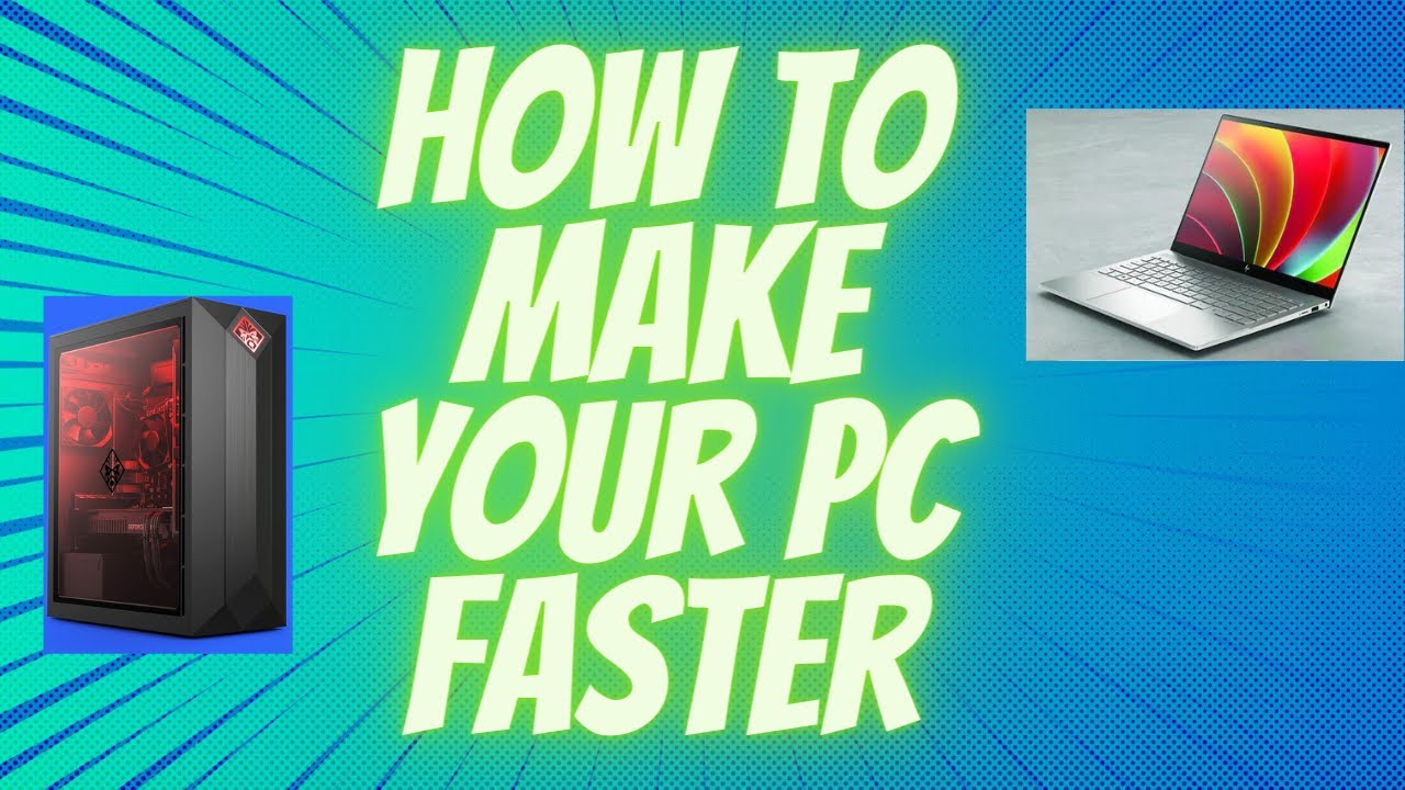 How to make your pc faster - YouTube