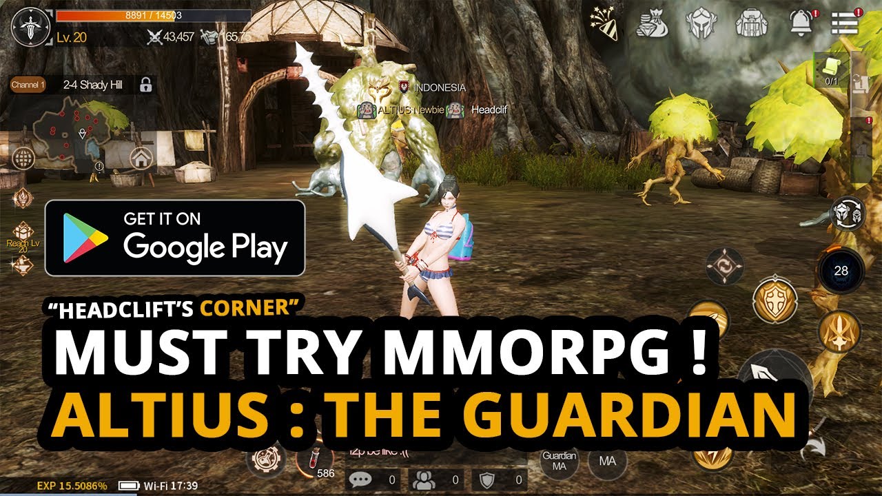 ALTIUS THE GUARDIAN - MMORPG - ANDROID GAMEPLAY - YouTube