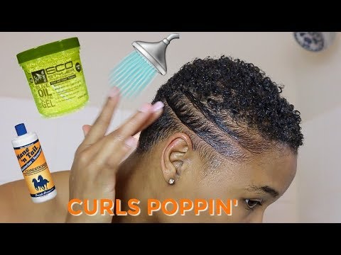 EXTREMELY DEFINED TWA WASH N' GO!!! | TWA WASH ROUTINE - YouTube