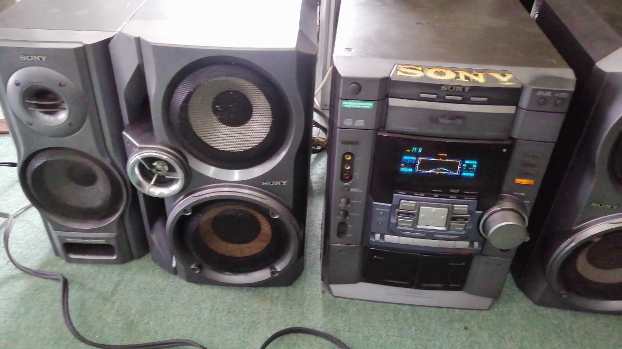 SONY MHC-VX777 - YouTube