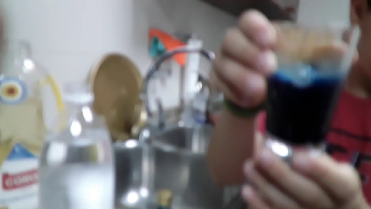 Very cool galaxy water science experiment - YouTube