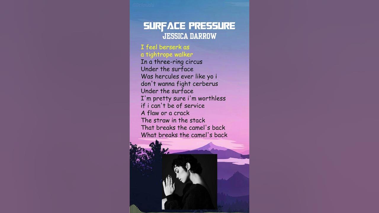Jessica Darrow - Surface Pressure (Lyrics) #shorts - YouTube