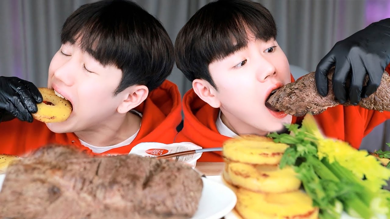 코스트코 통소고기 살치살 먹방 COSTCO Beef MUKBANG [ Mukbang eating show ]🇰🇷 - YouTube