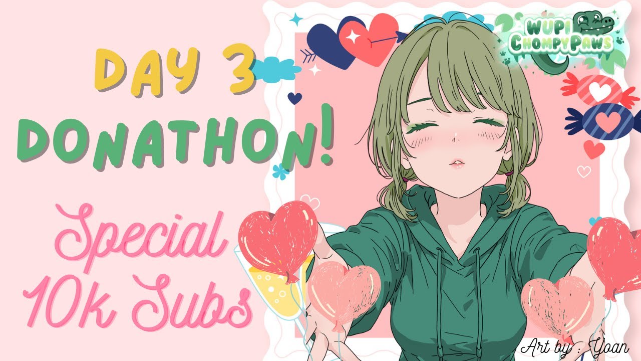 DAY 3 DONATHON!! CODOX FULL ROBLOX!!! NEXT STREAM ADA BATSU!!! || Donathon || Wupi ChompyPaws ...
