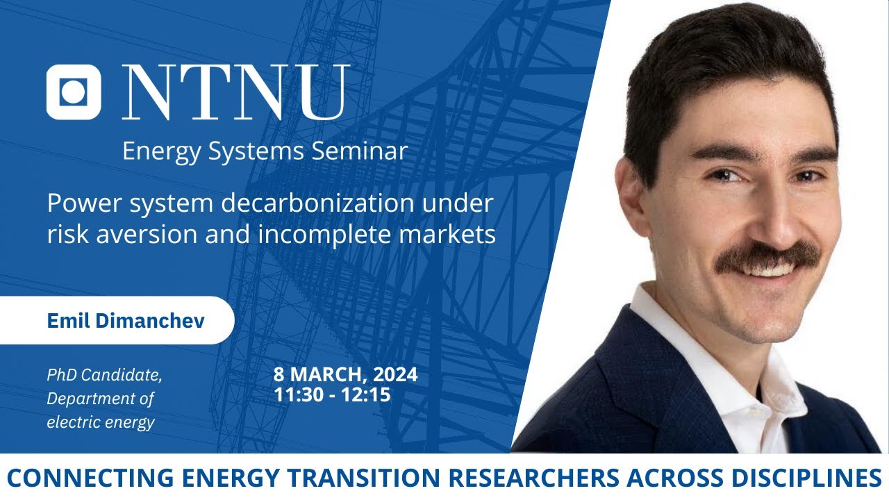 Power system decarbonization under risk aversion and incomplete markets ...