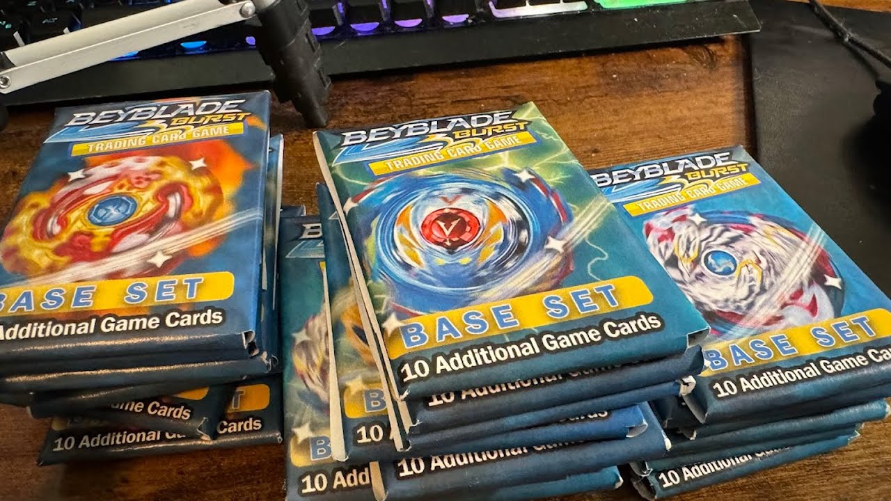 Opening up Beyblade Card Packs VERTICAL STREAM - YouTube